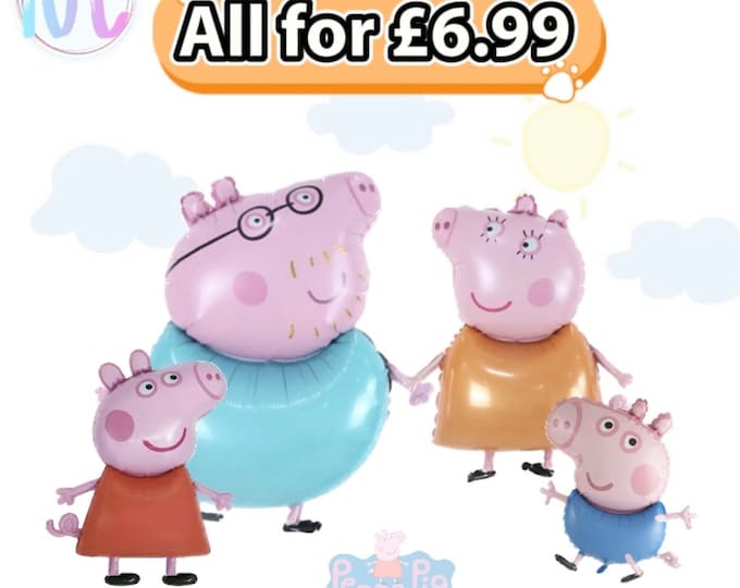 Personalised Fairy Peppa Pig Party Label Pack, Peppa Pig Birthday Party ...