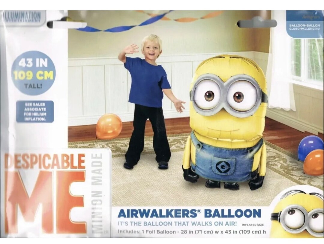 Minion Despicable Me Movie Character 43 Inch Foil Air - Etsy