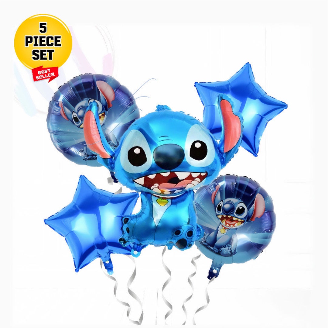 Lilo and Stitch Balloons Foil Set of 5 Kids Birthday Party - Etsy