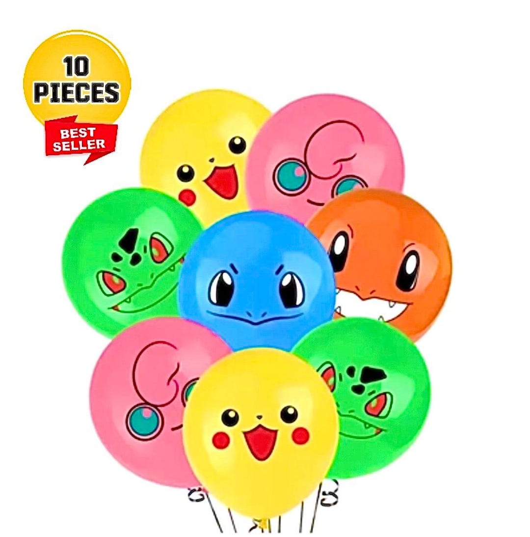 Pokemon Latex Balloons Birthday Kids Pikachu Party Balloon Decorations ...