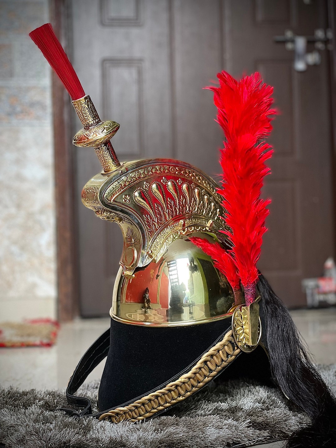 Napoleon Brass Helmet Pickelhaube Napoleon Helmet French - Etsy