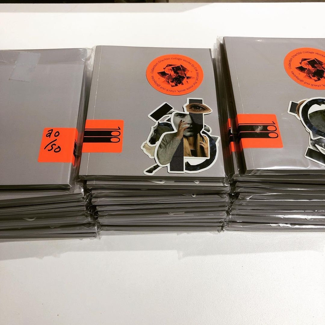 Collection 1: 100 Collage Works / Edition of 50 Collage Zine Artbook - Etsy