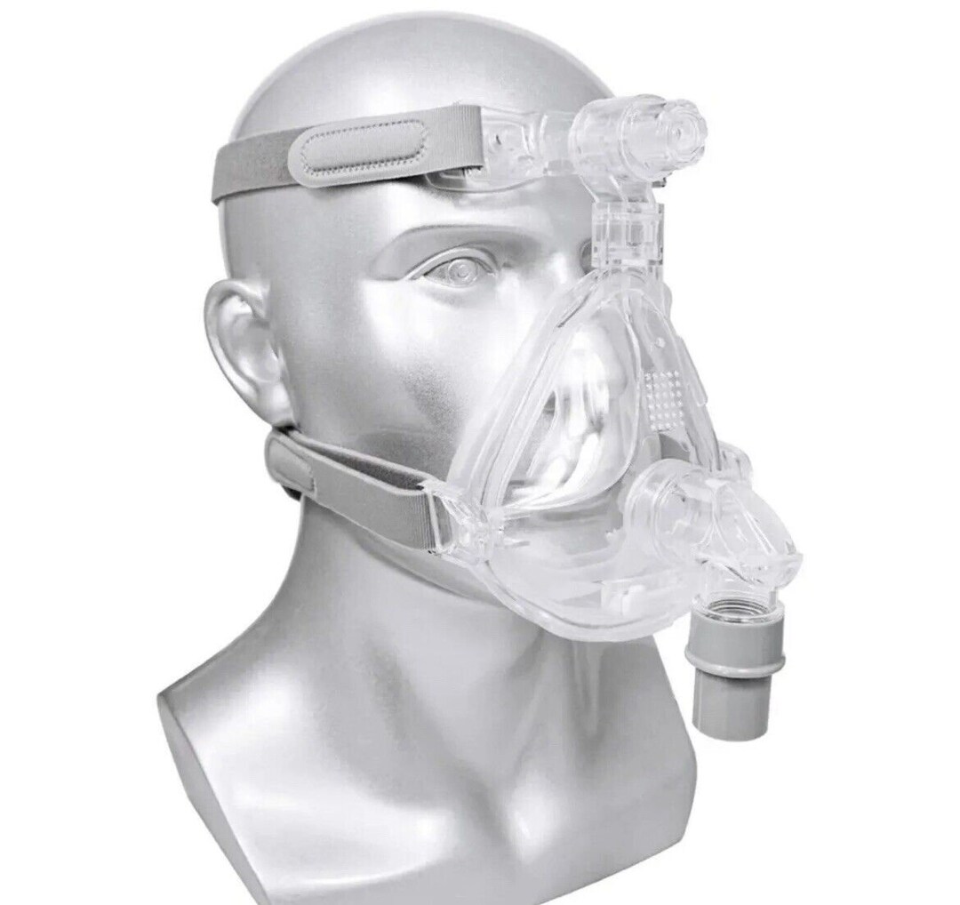 Adjustable Full Face Mask Headgear for Sleep Apnea, Snoring Size L S/M ...
