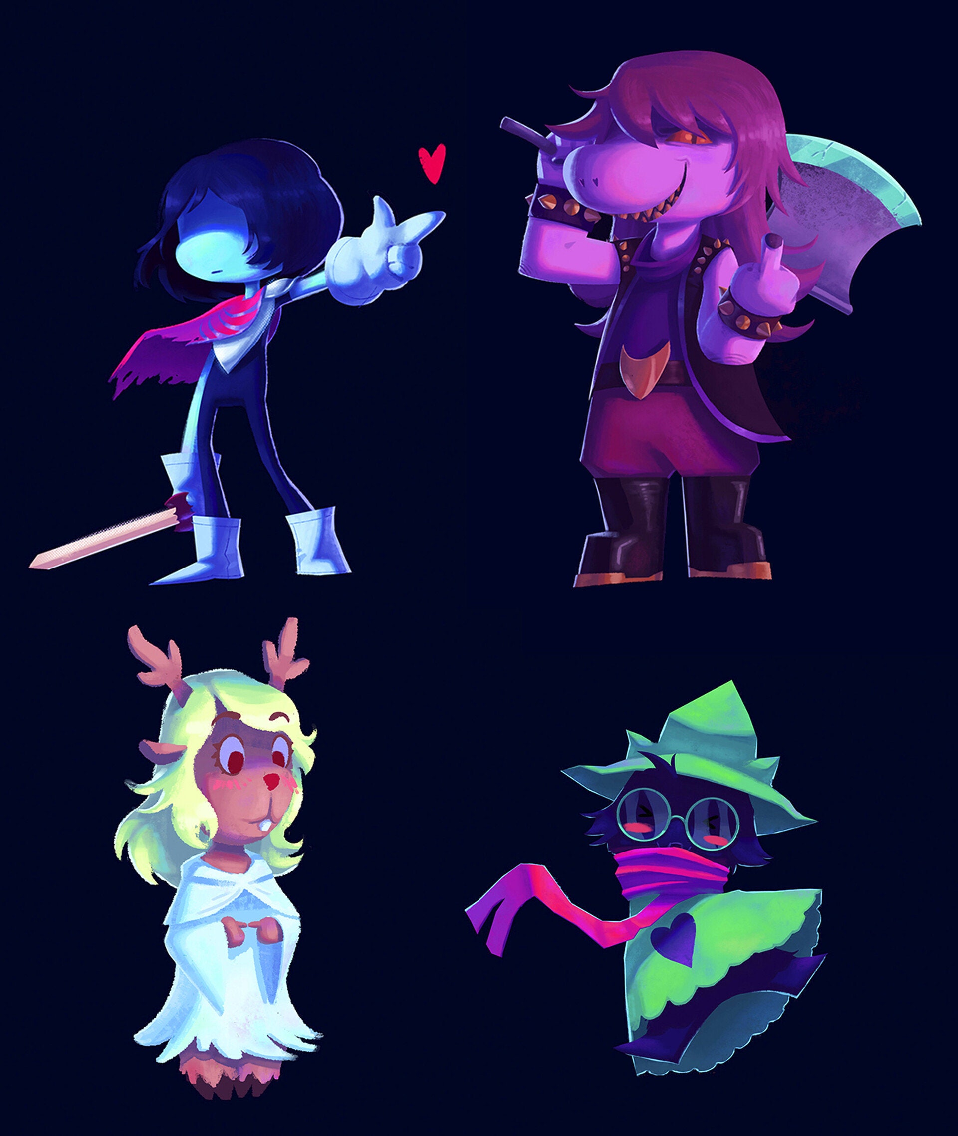 Deltarune Prints - Etsy
