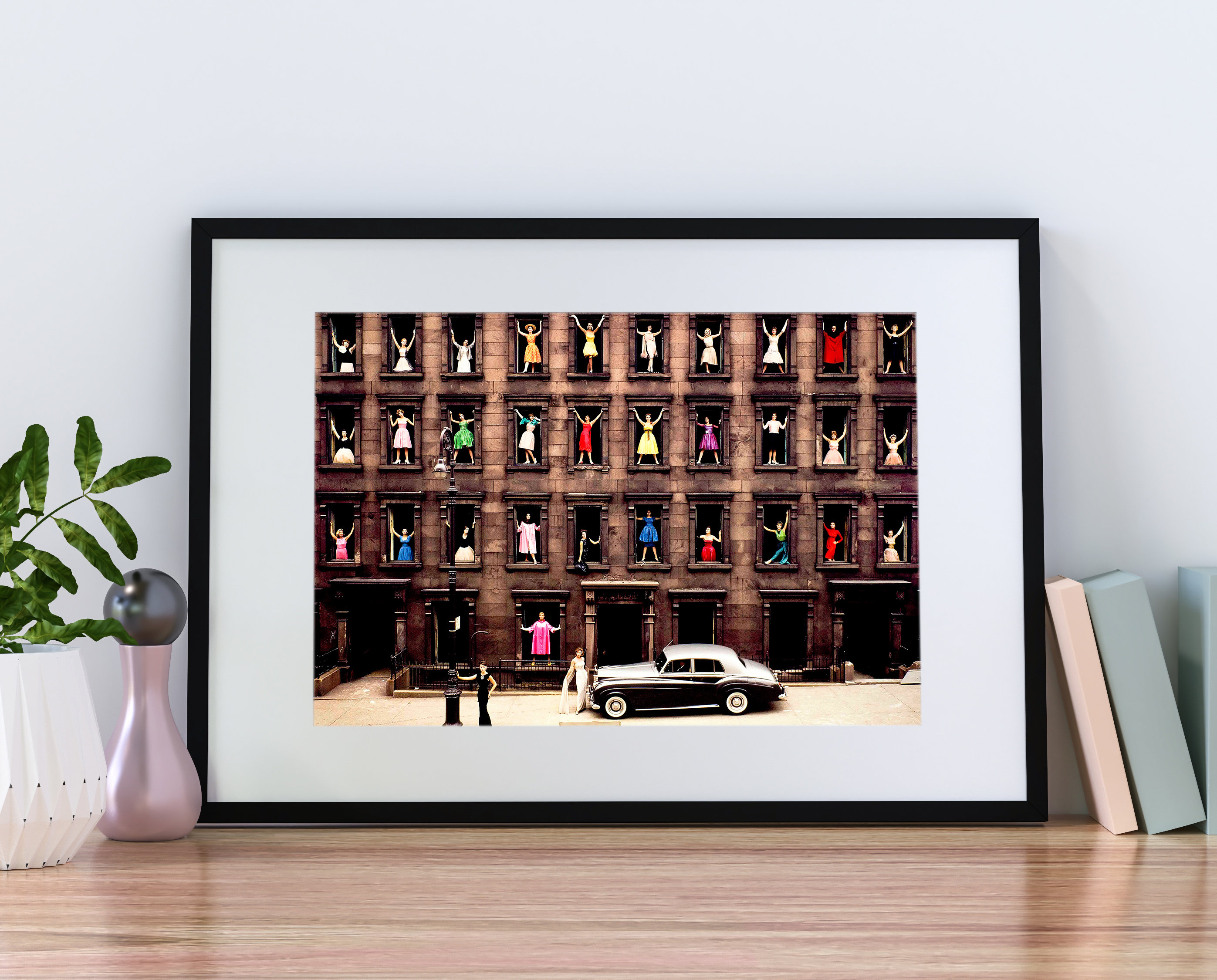 Ormond Gigli Girls in the Window Print, New York City, Vintage ...