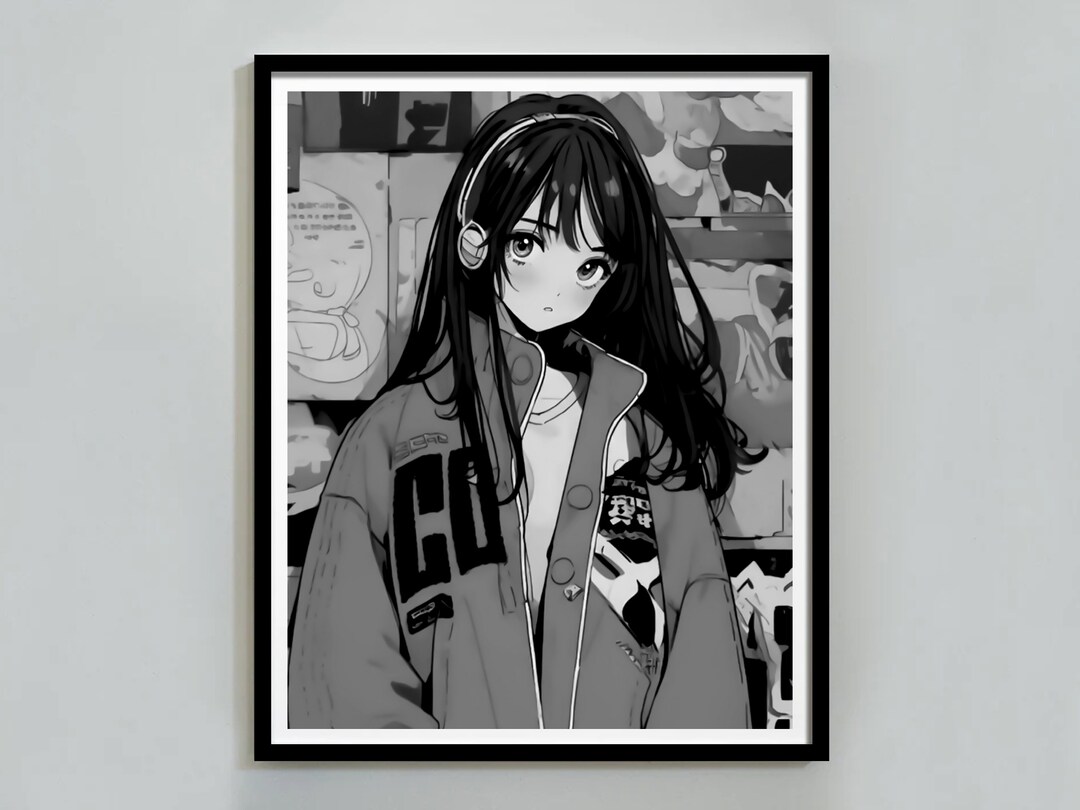 Hatsune Miku Poster, Rolling Girl, Anime Poster, Kids Bedroom Decor ...
