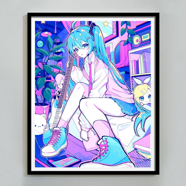 Hatsune Miku Posters - Etsy