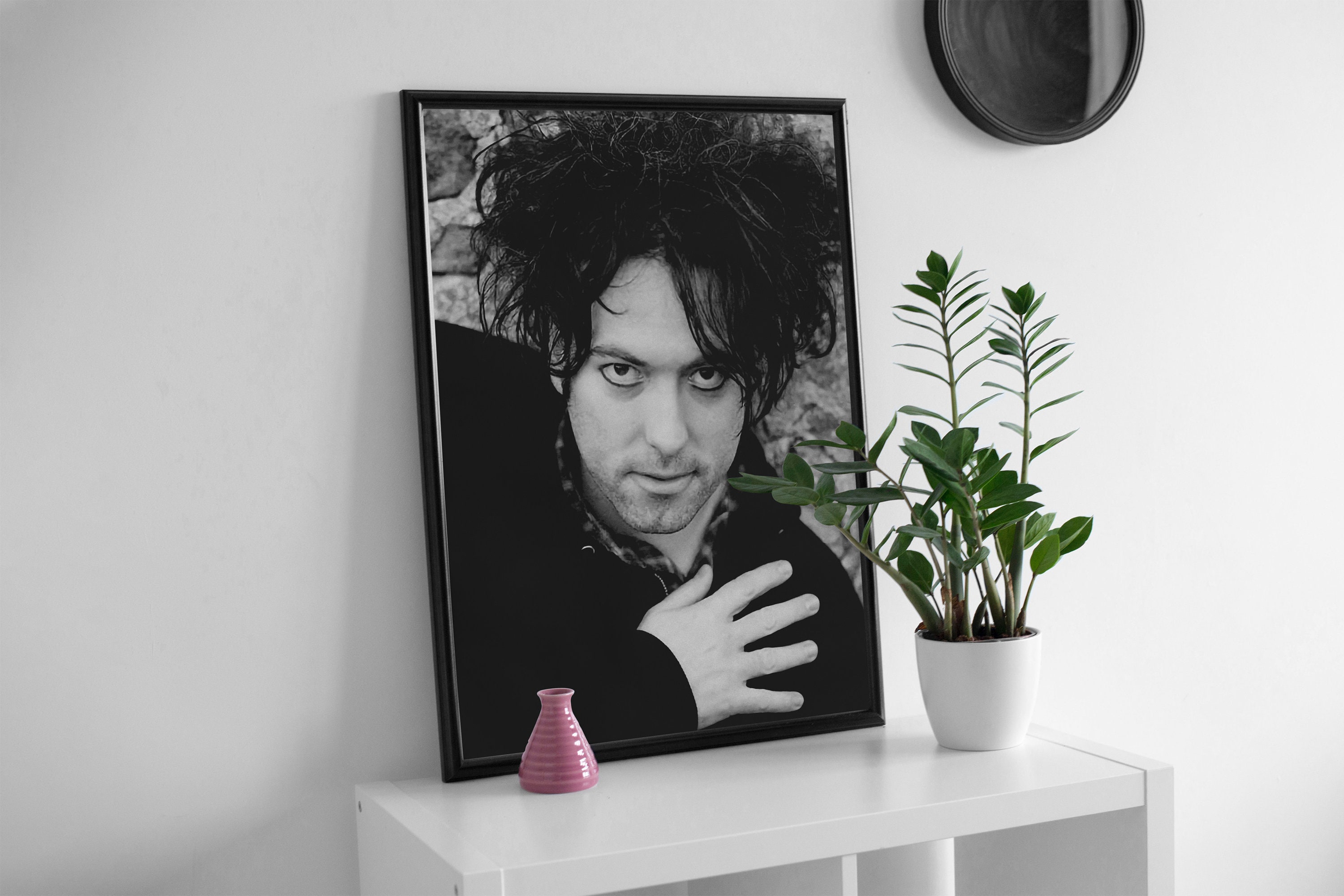 Robert Smith Poster, the Cure, Black and White, Vintage Print ...