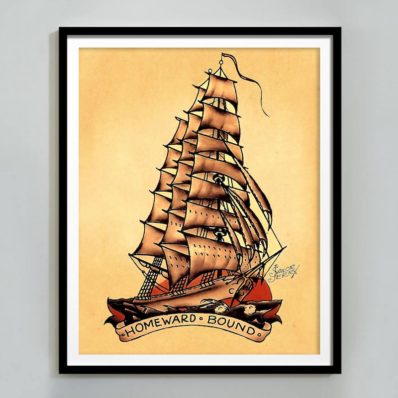 Sailor Jerry Art - Etsy
