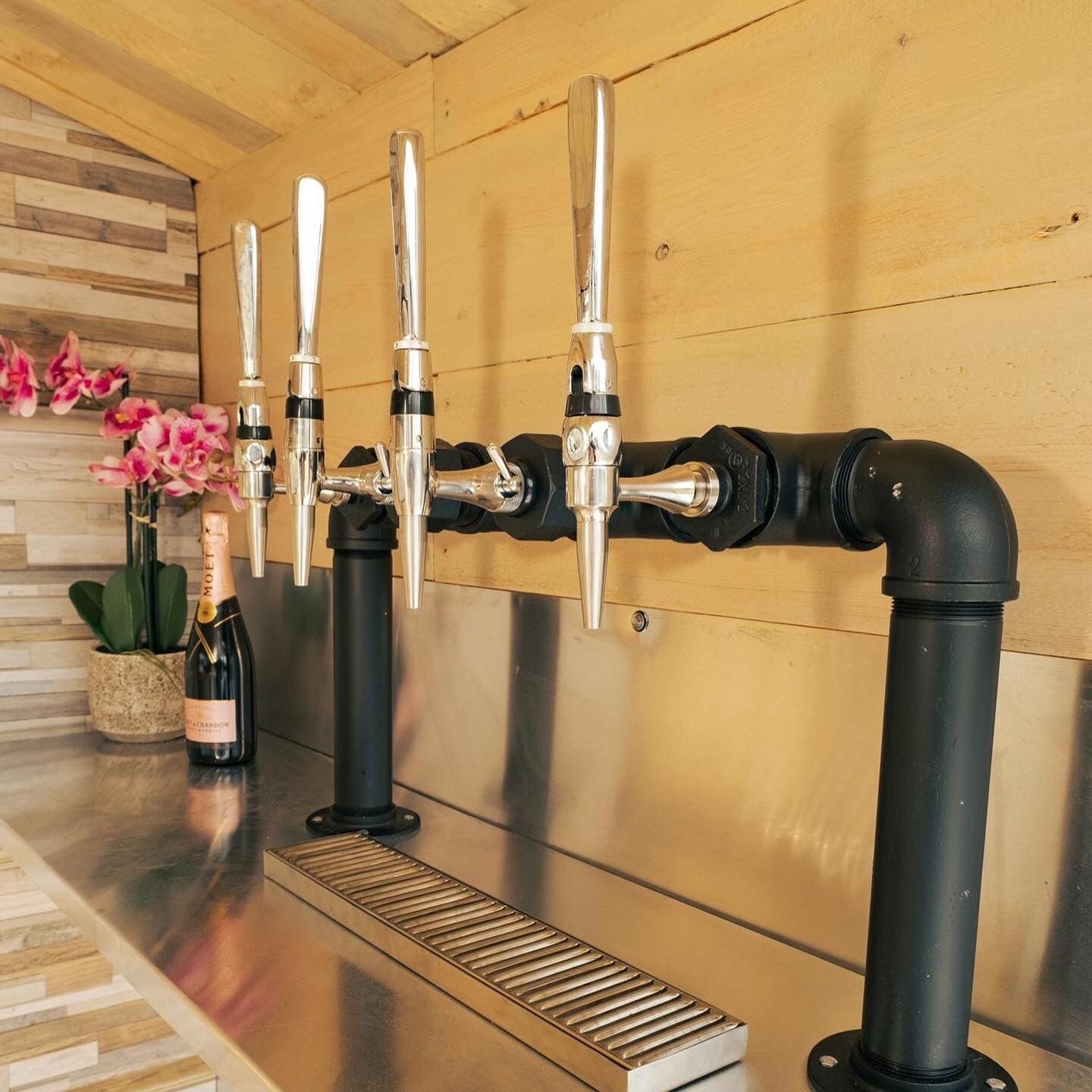 Beer or Lager Chrome Tap and Font. Commercial Grade or for Home Bar ...