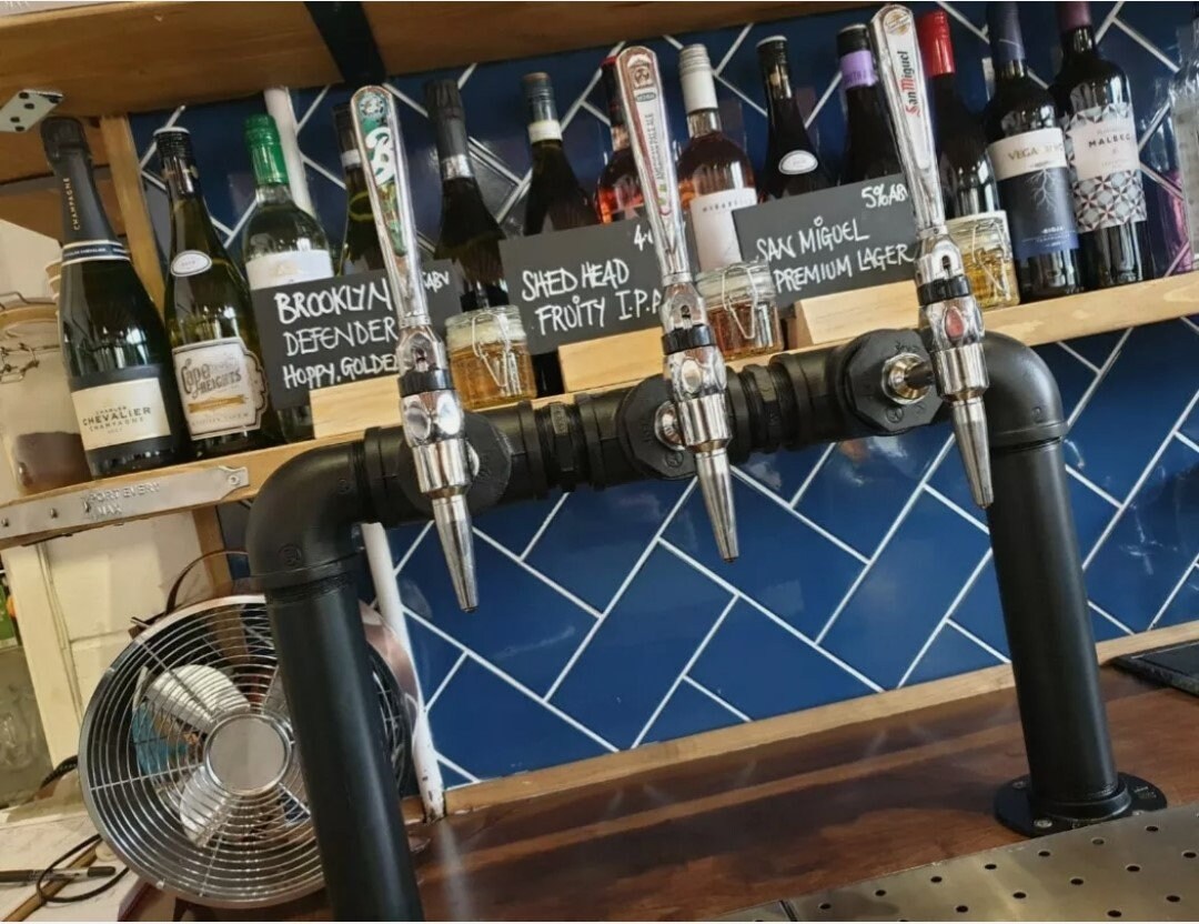 Beer or Lager Chrome Tap and Font. Commercial Grade or for Home Bar ...