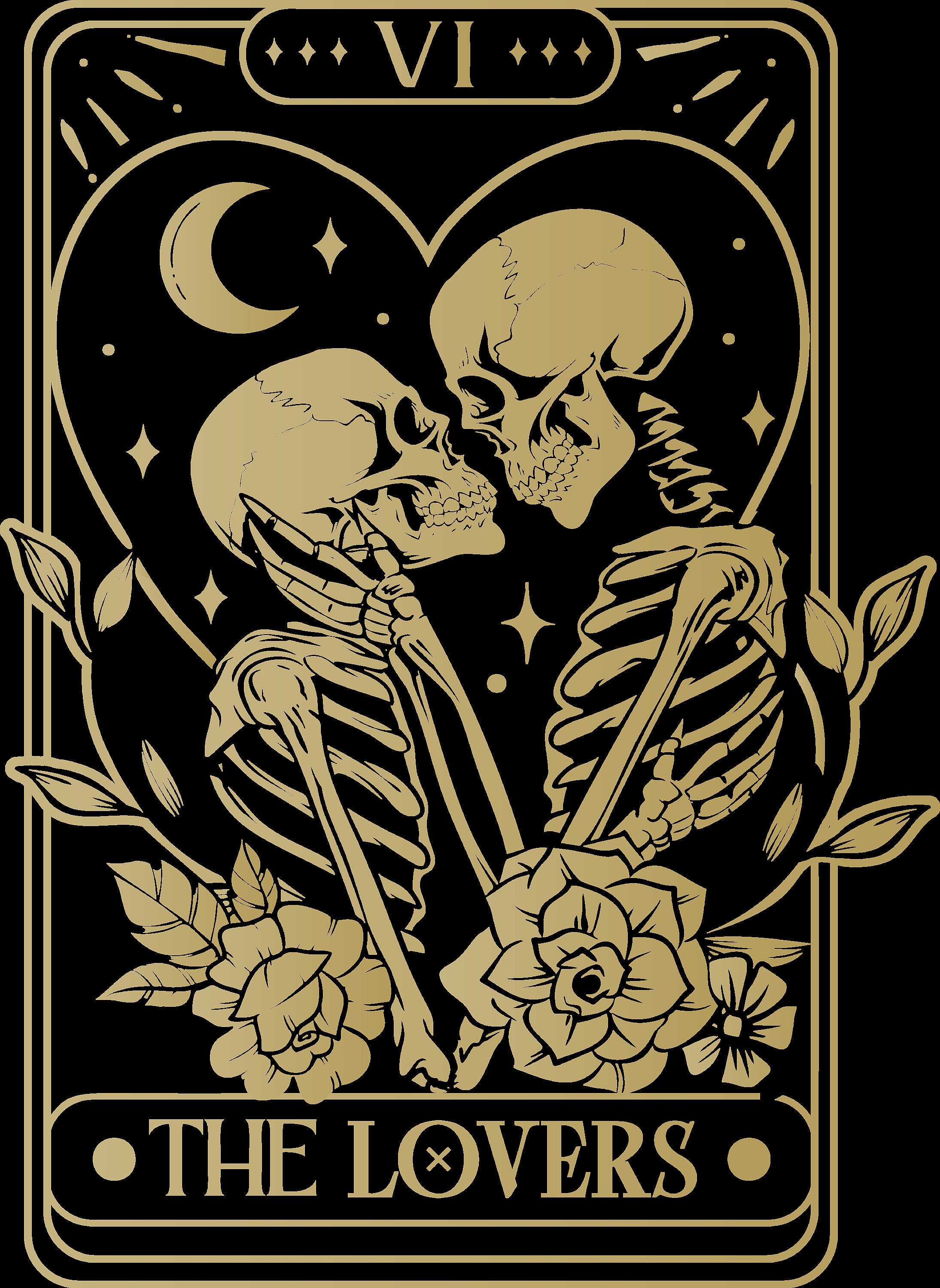The Lovers Tarot Card Png - Etsy
