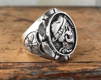 Smart Skull Ring - Etsy