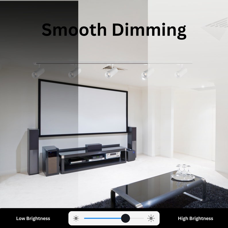 3-color Changing Dimmable LED Track Light Heads for H Type Track Rail ...