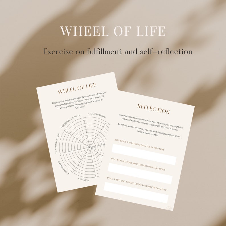 Wheel of Life Coaching Tool Template - Etsy
