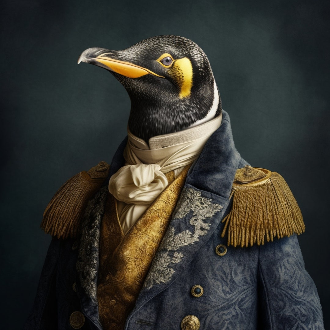 Emperor Penguin-animal Art Digital Print | for Creation of Unique DIY ...