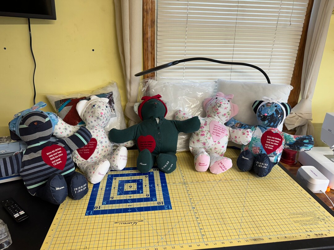 Custom Memory Bears - Etsy