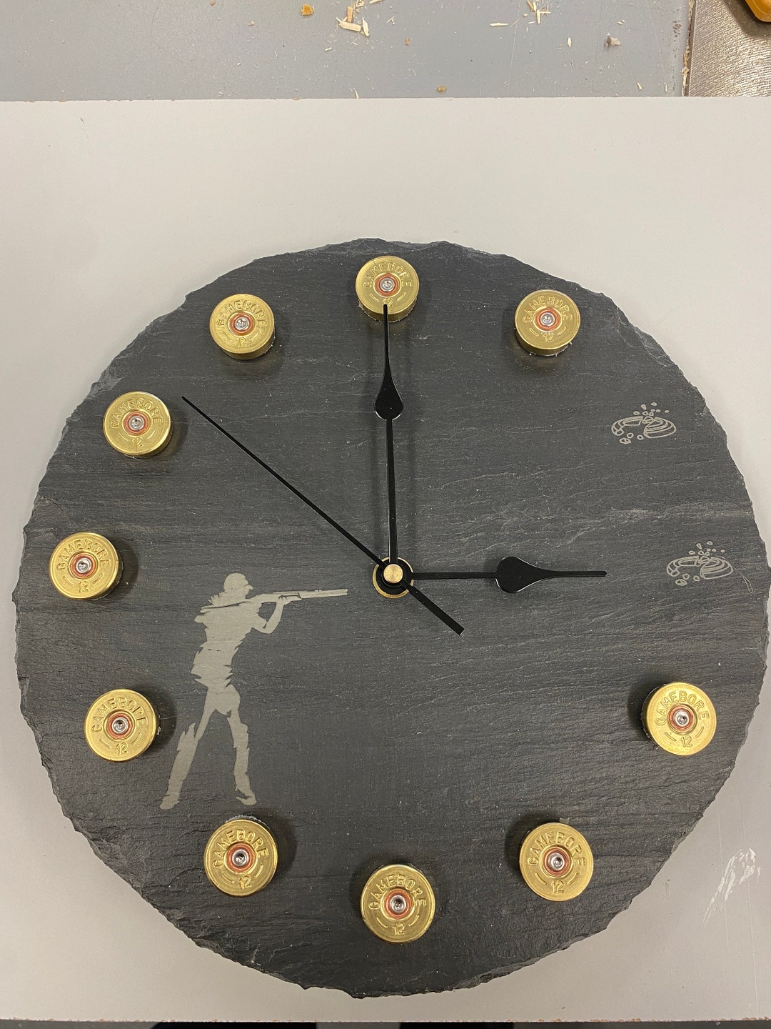 Clay Pigeon Shotgun Cartridge Shooting Clock - Etsy UK