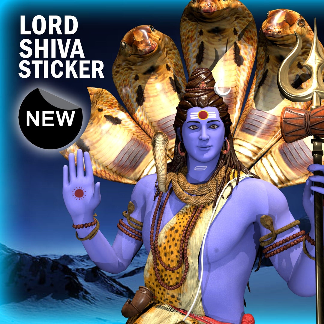 Lord Shiva Sticker - Etsy