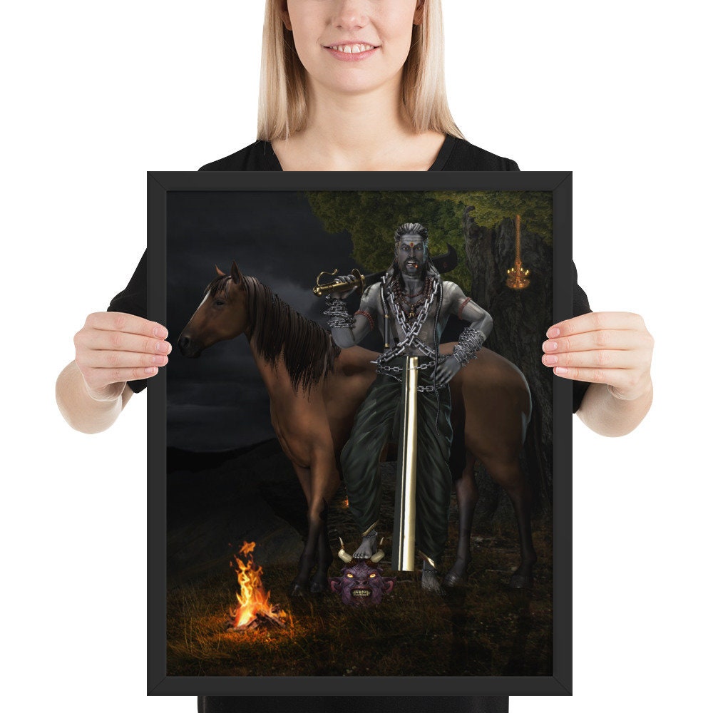 Sangili Karuppar Framed Poster - Etsy