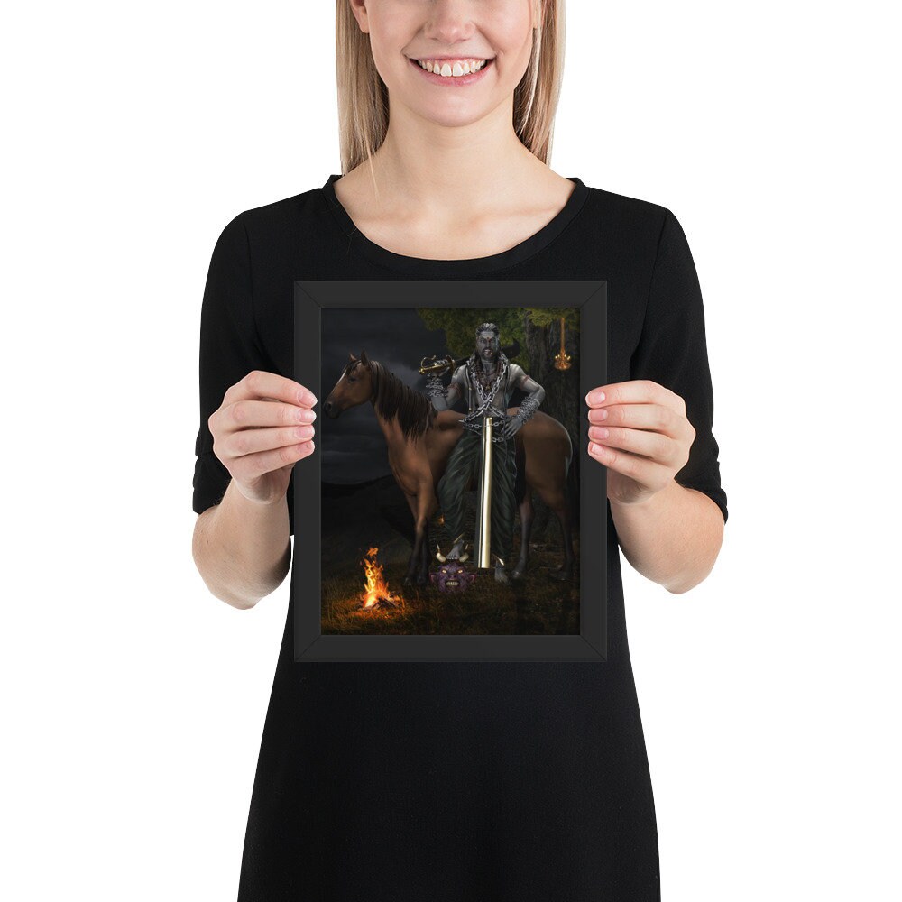 Sangili Karuppar Framed Poster - Etsy