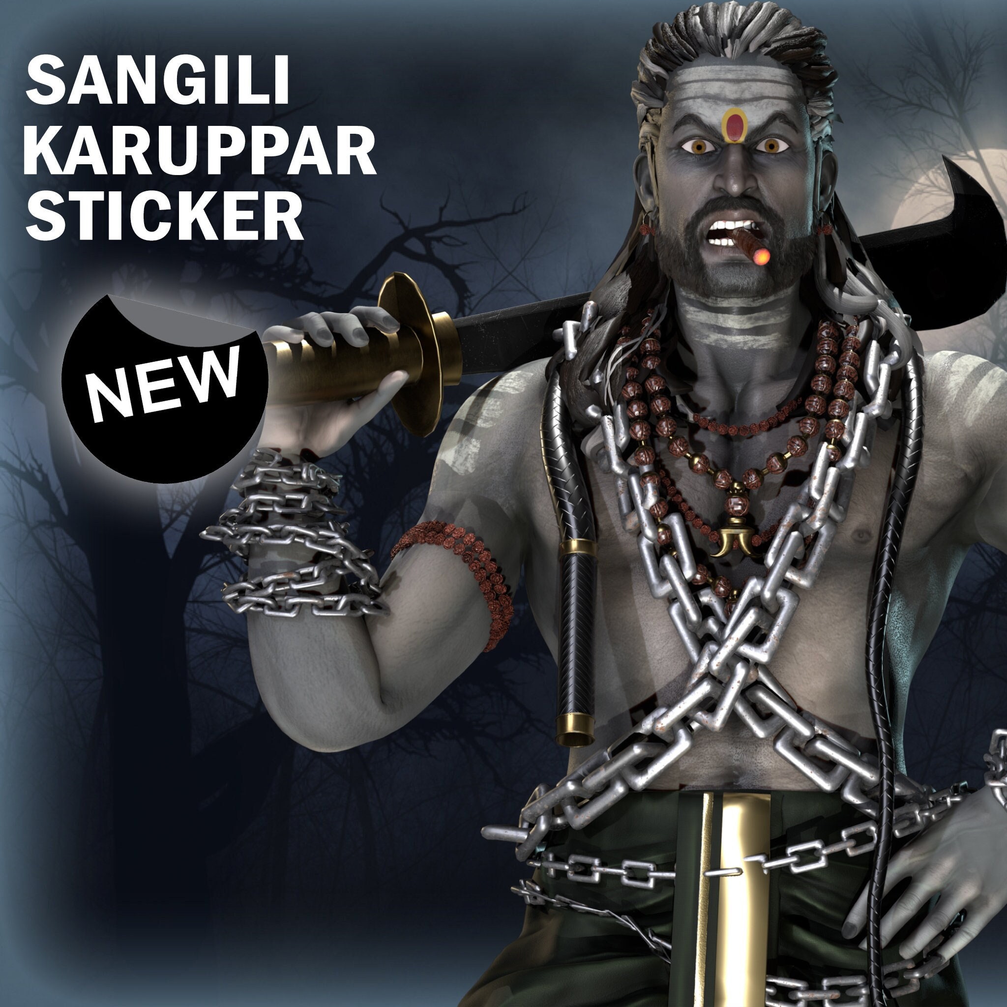 Sangili Karuppan Drawing