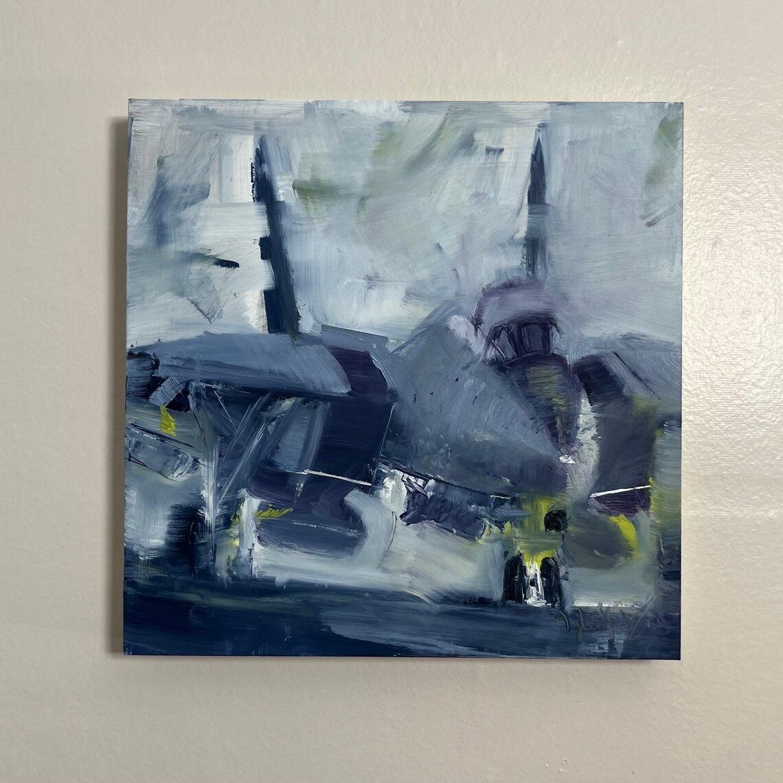 F-14 "tomcat Squat” Original Oil Painting - Etsy