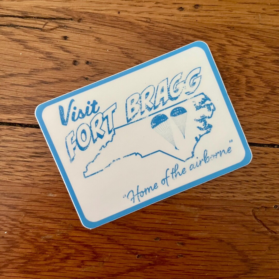 Vintage Style Fort Bragg Sticker – “home of the Airborne” - Etsy