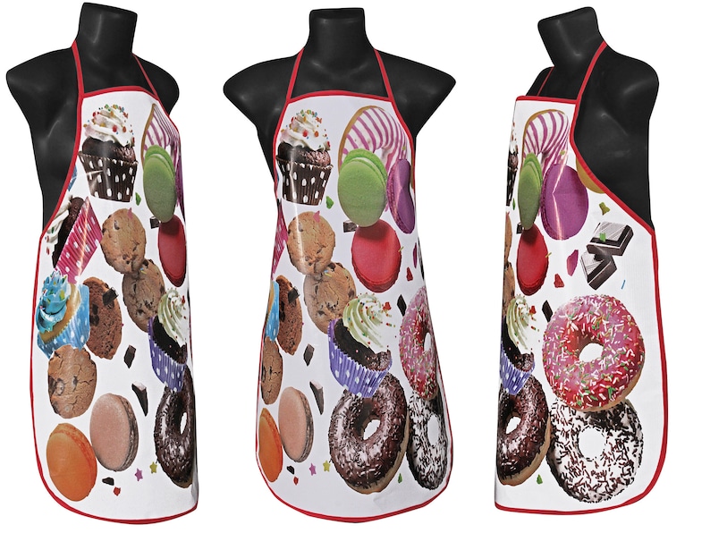 Waterproof PVC Apron Kitchen Cook Garden Butcher Cleaning Unisex Wear ...