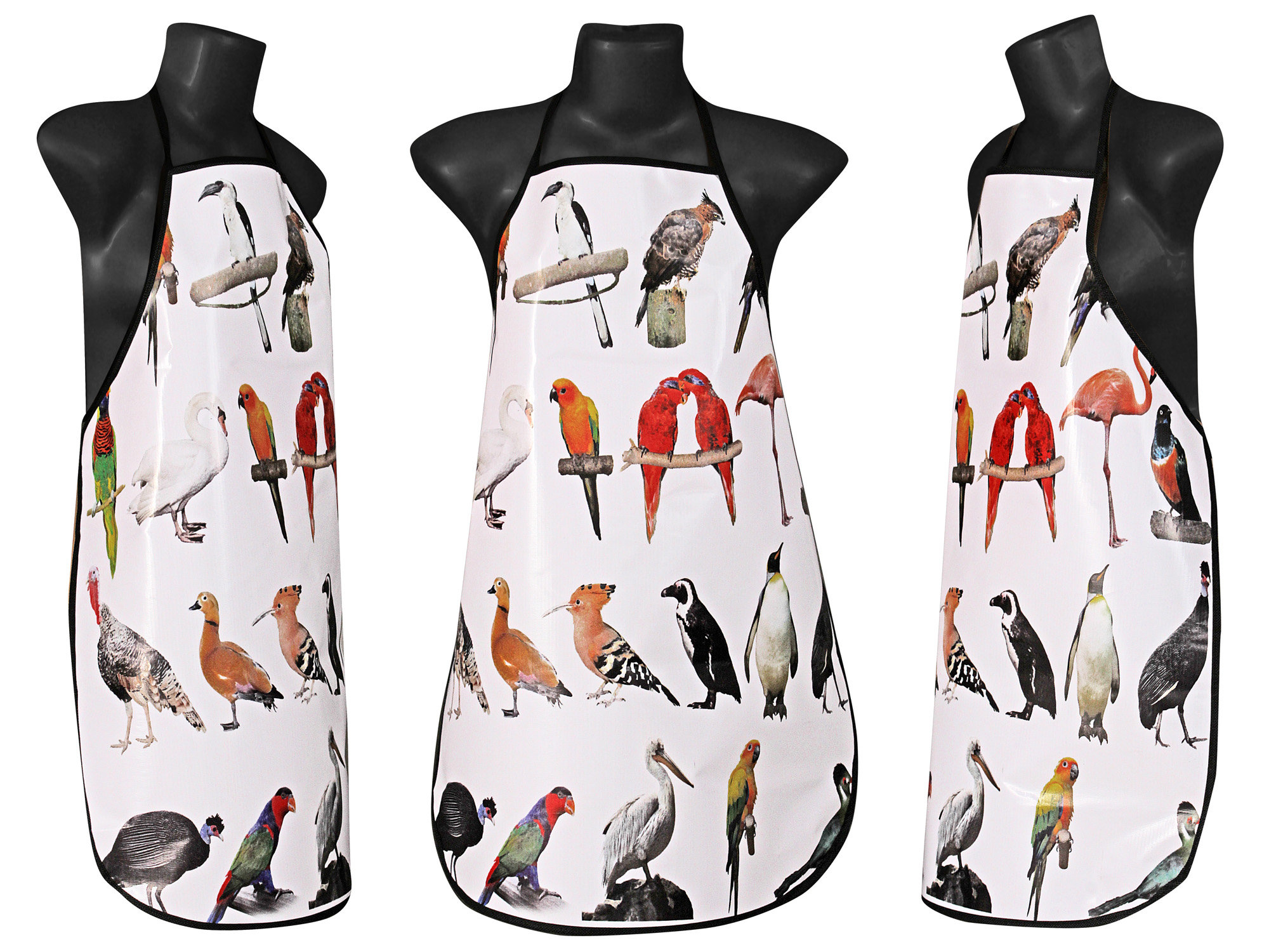 Ladies Wipe Clean Waterproof PVC Aprons Chefs Kitchen Vintage Women ...