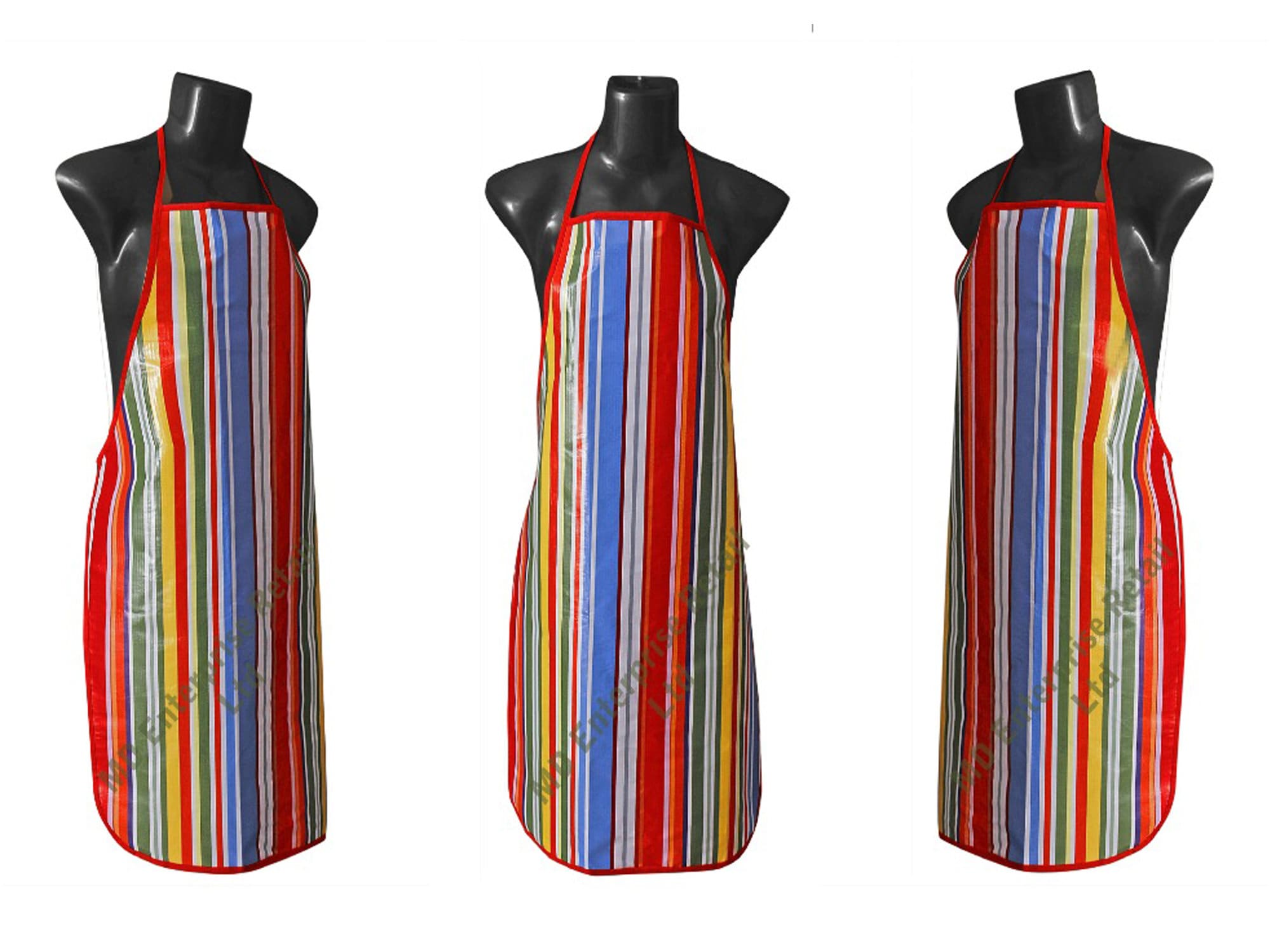 Ladies Wipe Clean Waterproof PVC Aprons Chefs Kitchen Vintage Women ...