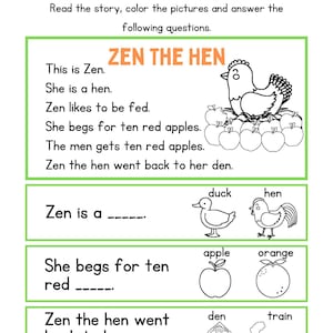 Reading Comprehension Practice for Kids 5 Stories With Questions ...