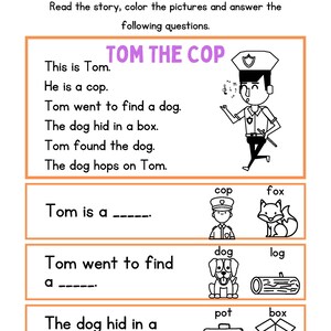 Reading Comprehension Practice for Kids 5 Stories With Questions ...