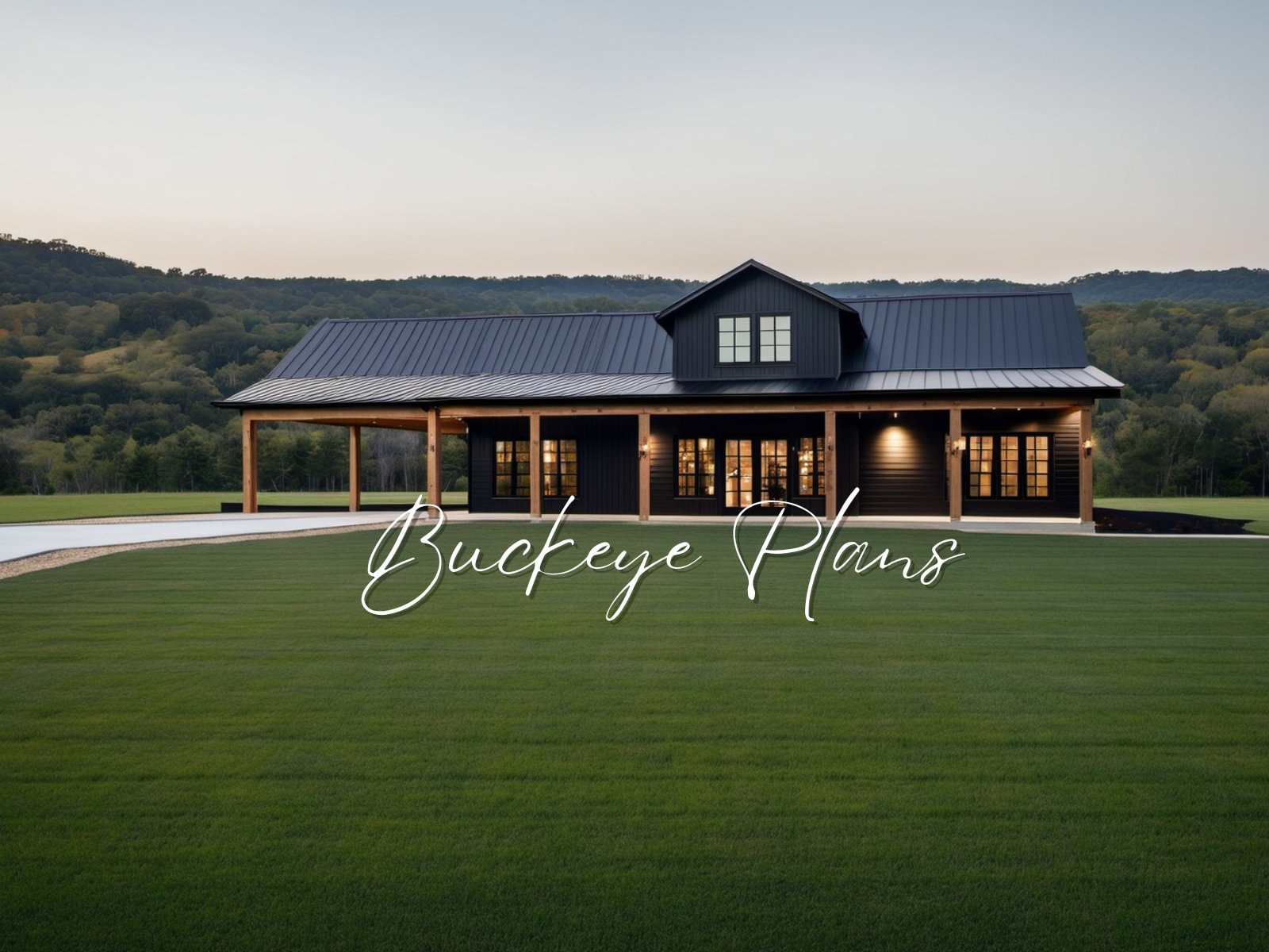 The Rustic Ridge Barndominium With a HIDDEN PANTRY and Carport ...