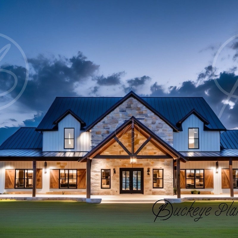 Buckeye House Plans - Etsy