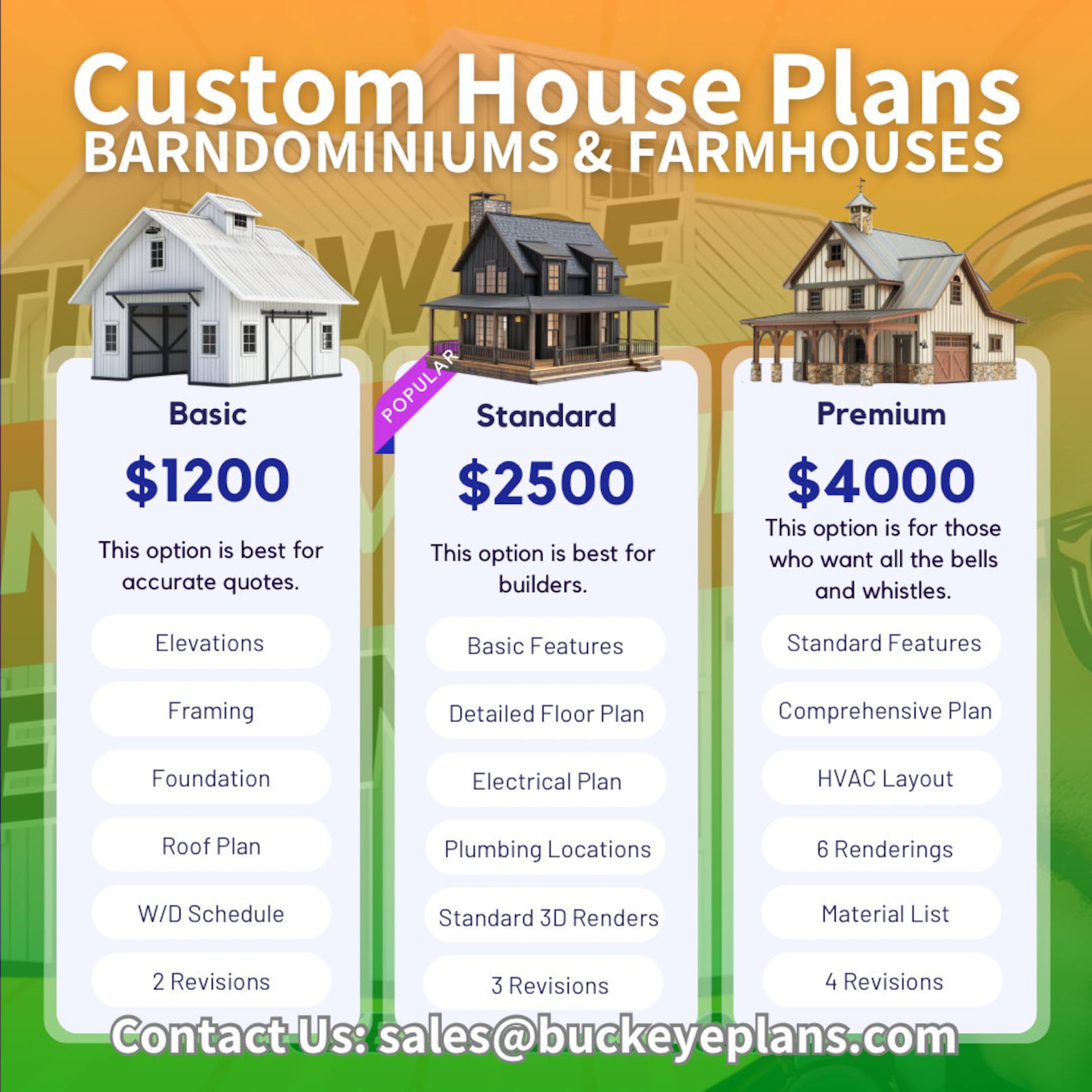 NEW 2800 SQFT BARNDOMINIUM Plan - Sp119-congden - Etsy