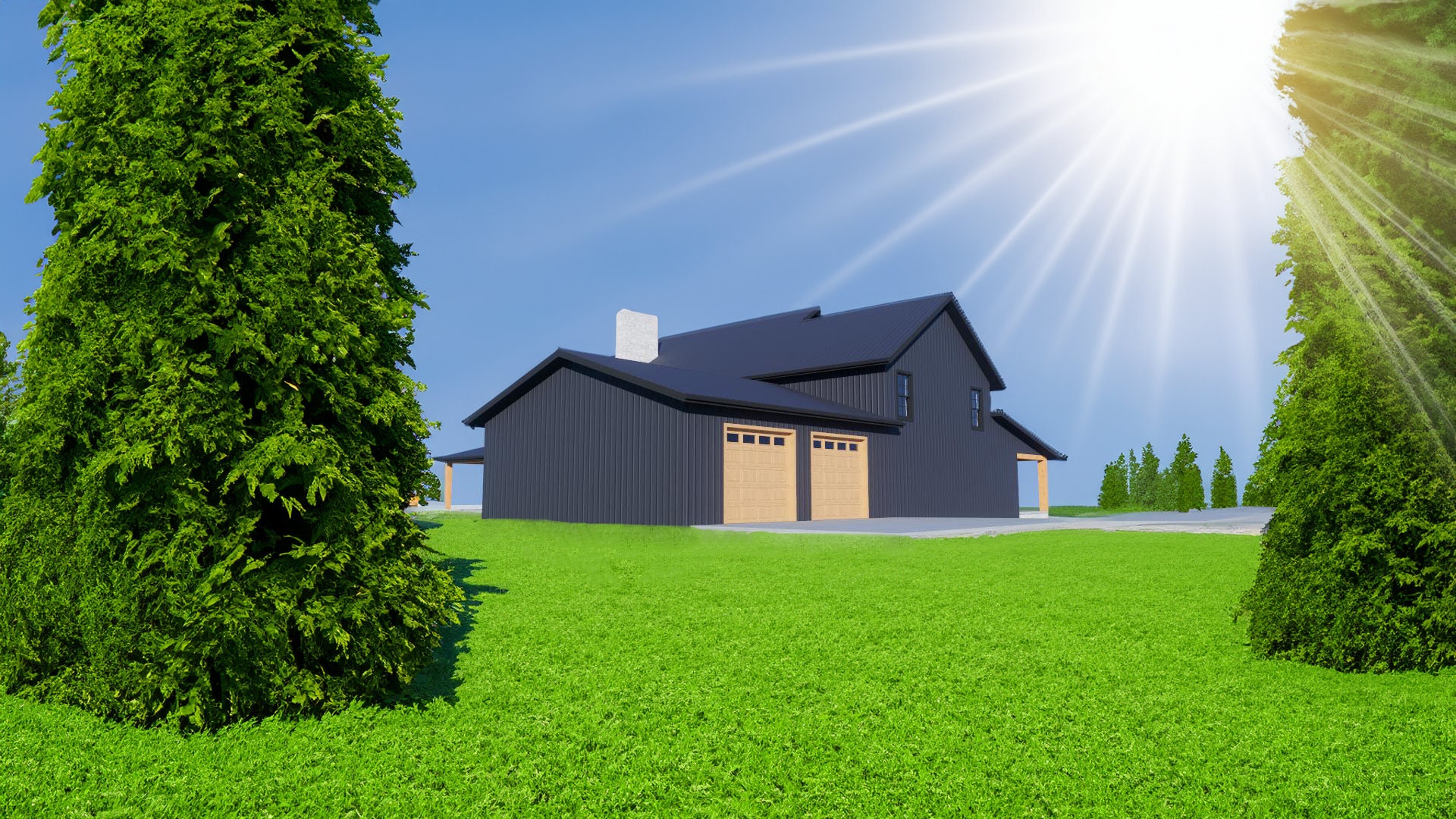 Mega Farmhouse Plan - 6,052 Sq Ft Modern Home Design With 4 Bedrooms, 3 ...