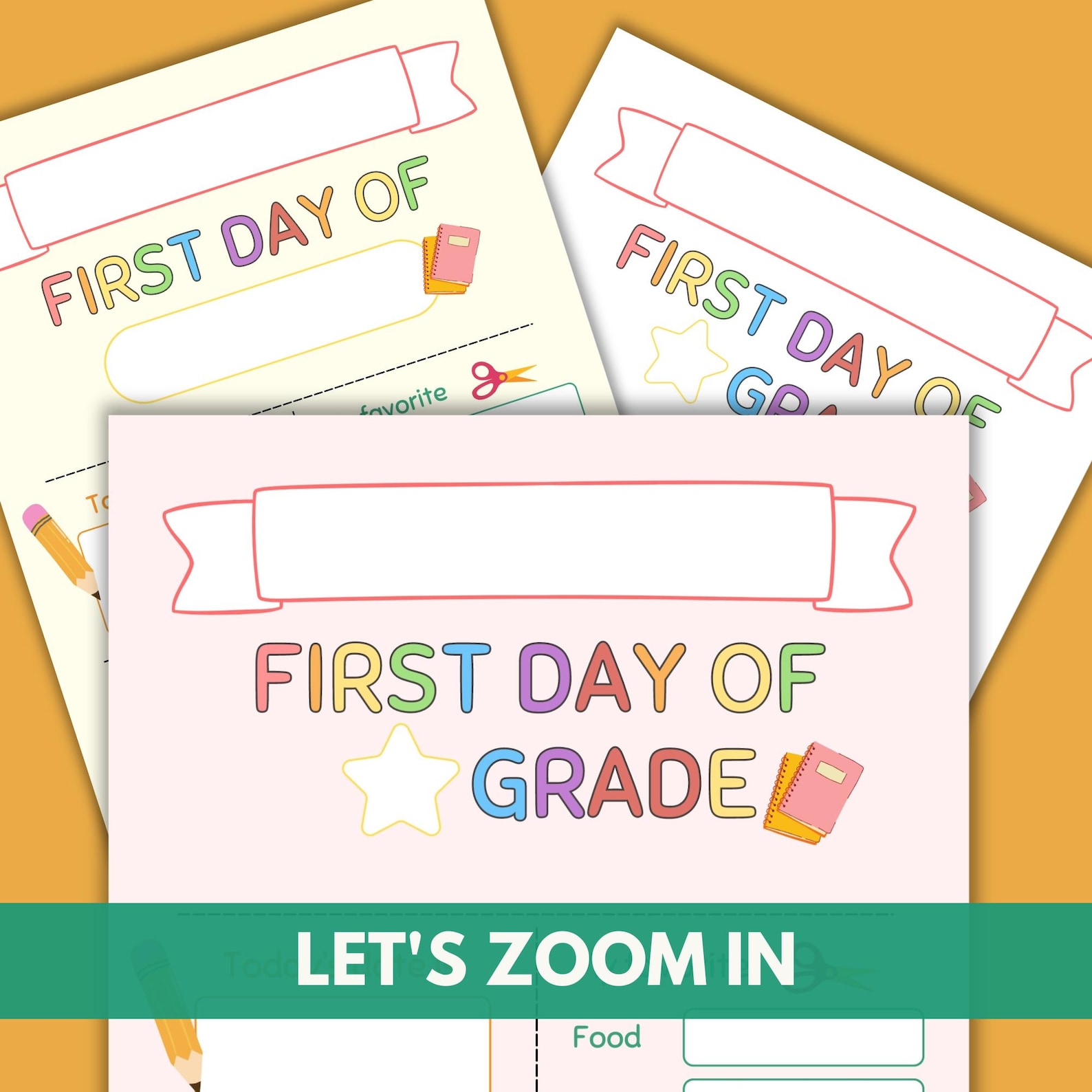 Back to School Sign Printable | First Day of School, Kids Activity ...