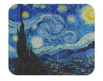 Starry Night Gaming Mouse Pad Desk Mat Office Gift Desk - Etsy