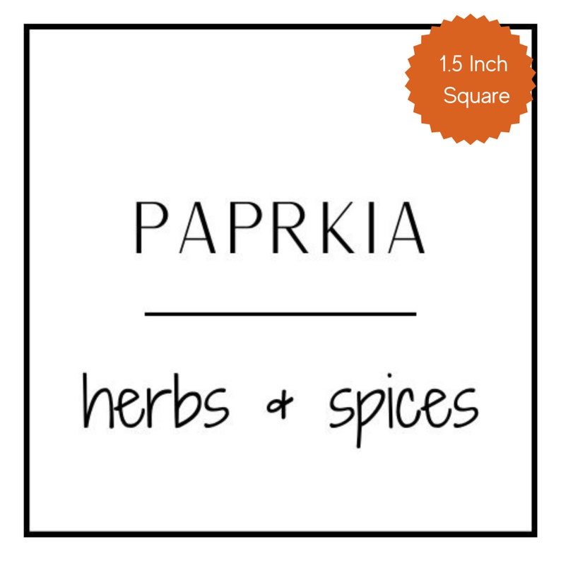 Editable, Printable Spice Labels. Includes EDITABLE Template.modern ...