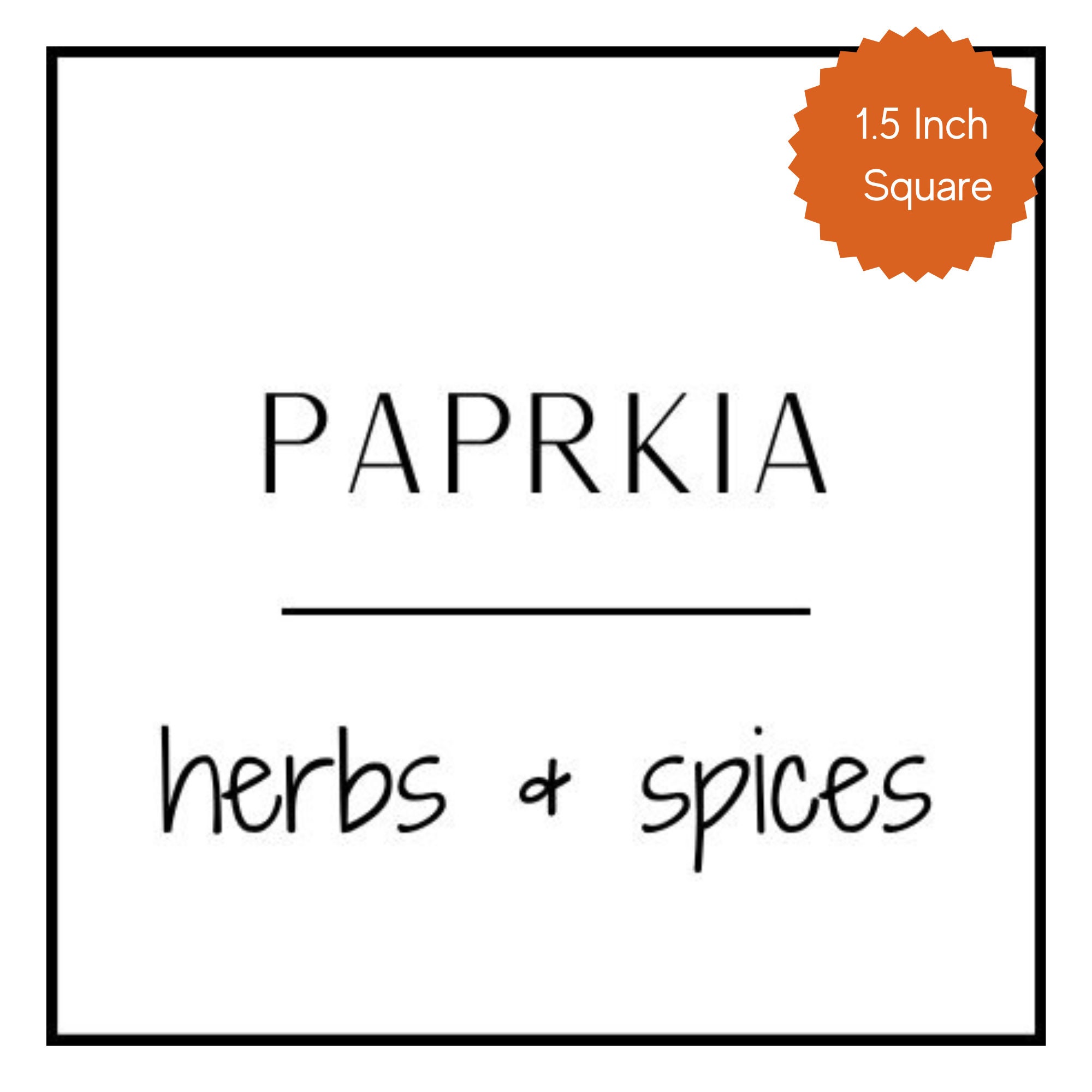 Editable, Printable Spice Labels. Includes EDITABLE Template.modern ...