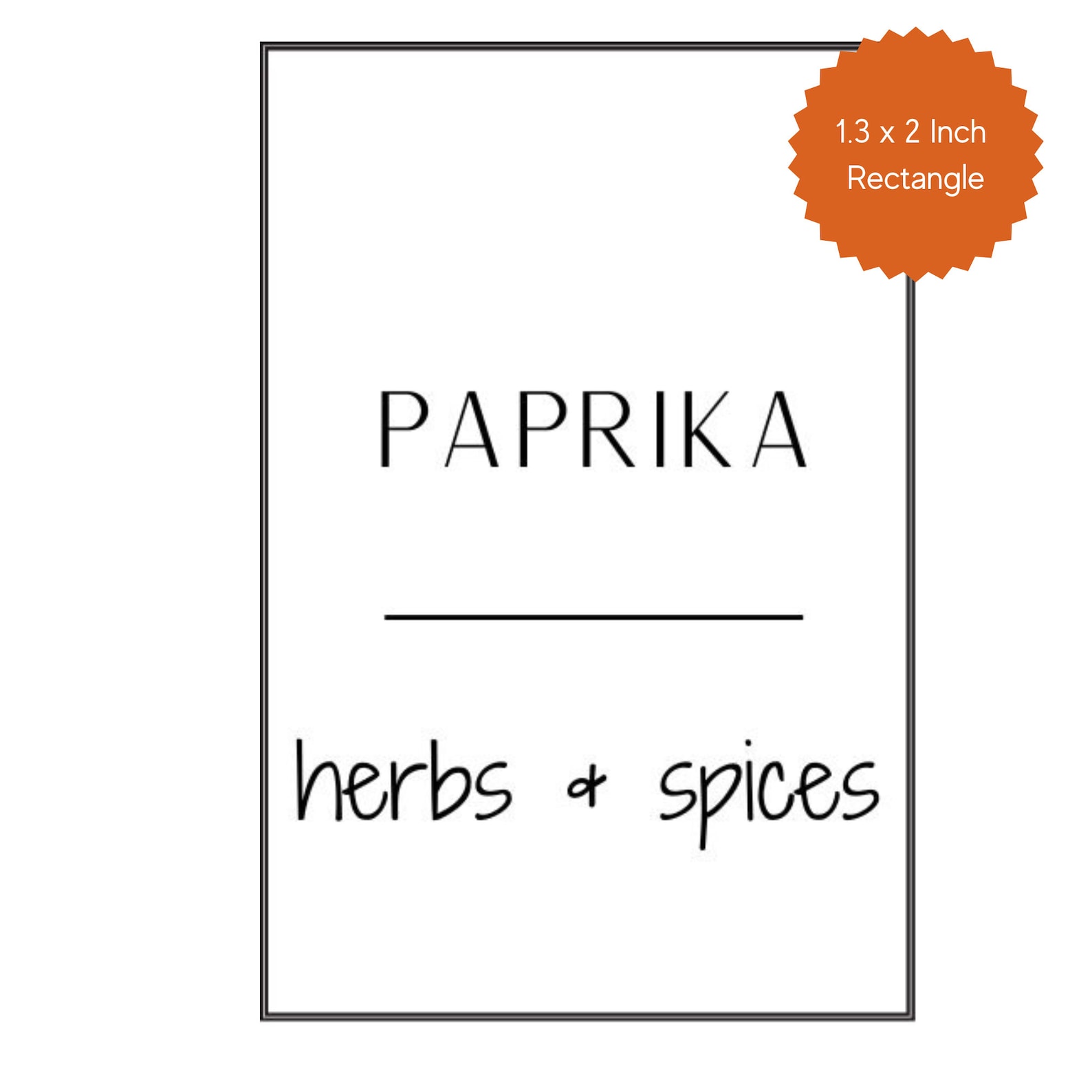 Editable, Printable Spice Labels. Includes EDITABLE Template.modern ...