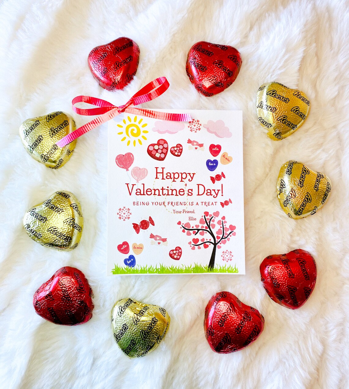 Editable Valentine's Cards. Printable, Personalized Valentine's Day ...