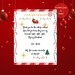 Thank You Note From Santa! Thank You for the Milk & Cookies. Instantly ...