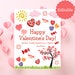 Editable Valentine's Cards. Printable, Personalized Valentine's Day ...