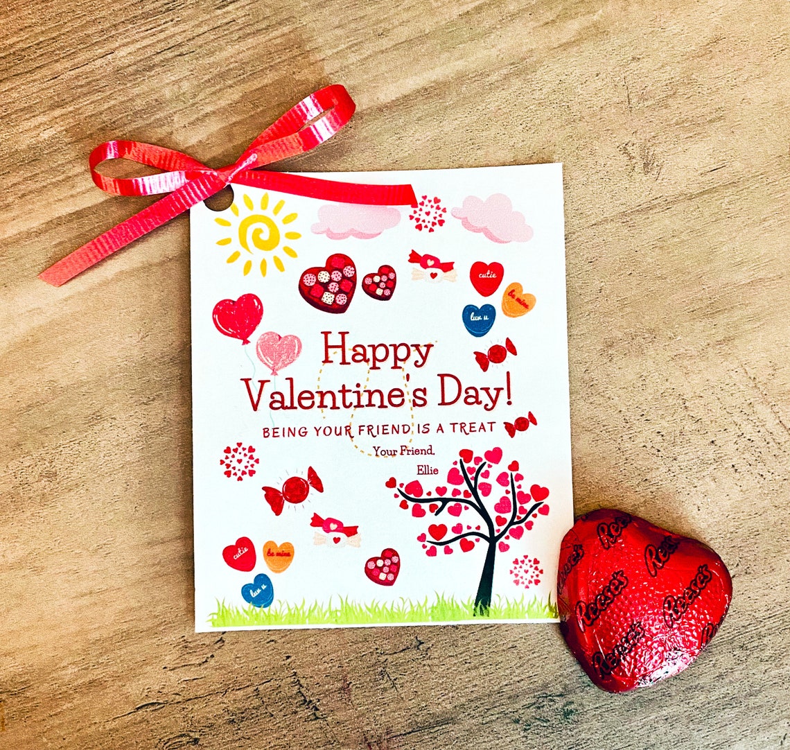 Editable Valentine's Cards. Printable, Personalized Valentine's Day ...