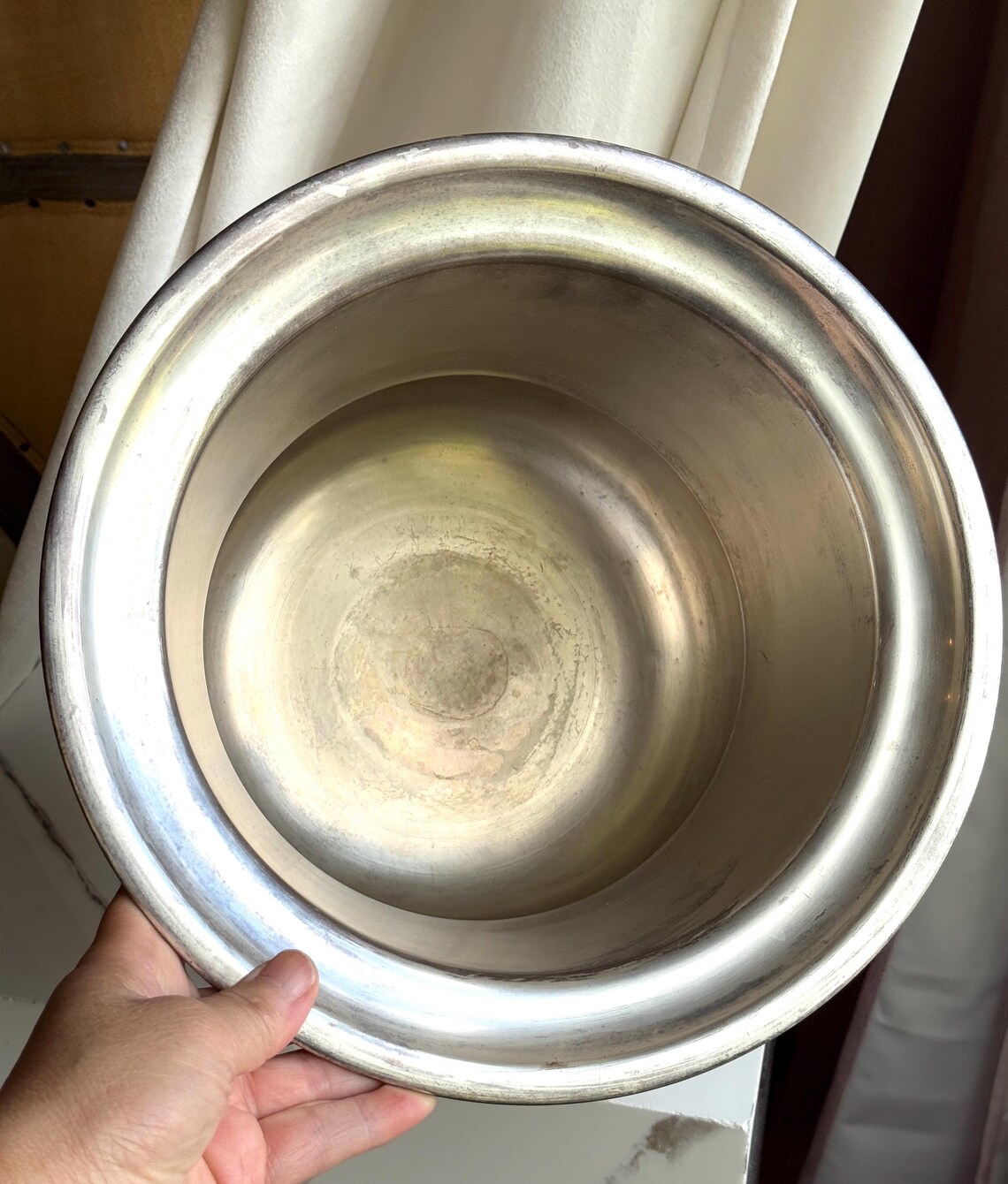 Set of 2 Vintage Ice Buckets 11"x10.5" & 7"x6.5" With the Ritz Coat of ...