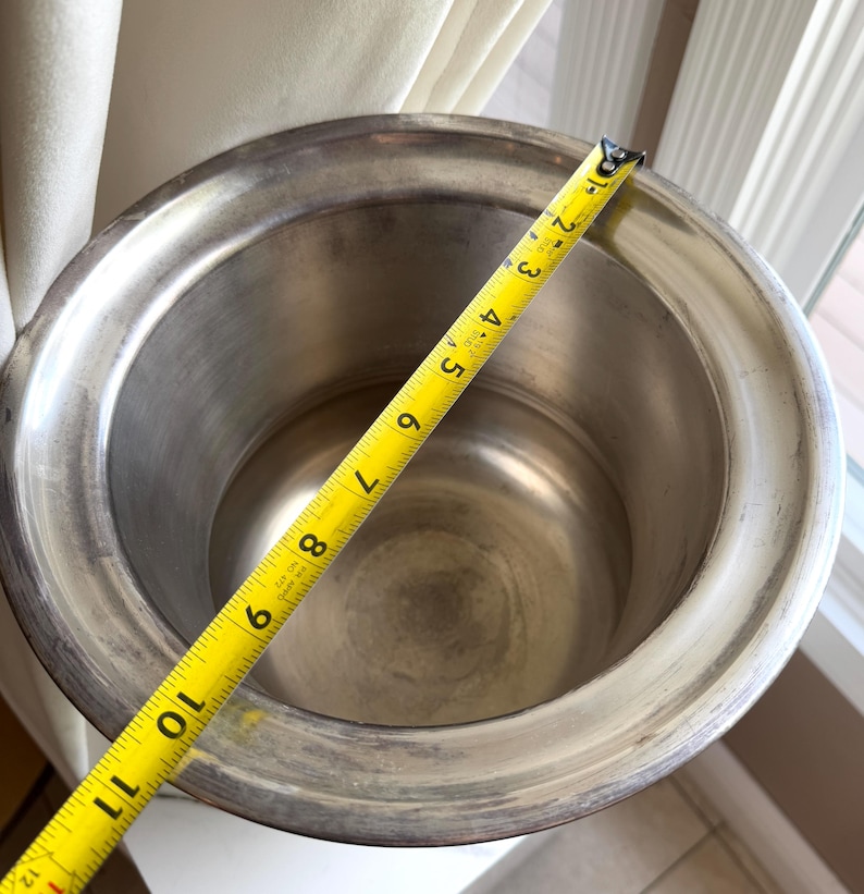 Set of 2 Vintage Ice Buckets 11"x10.5" & 7"x6.5" With the Ritz Coat of ...