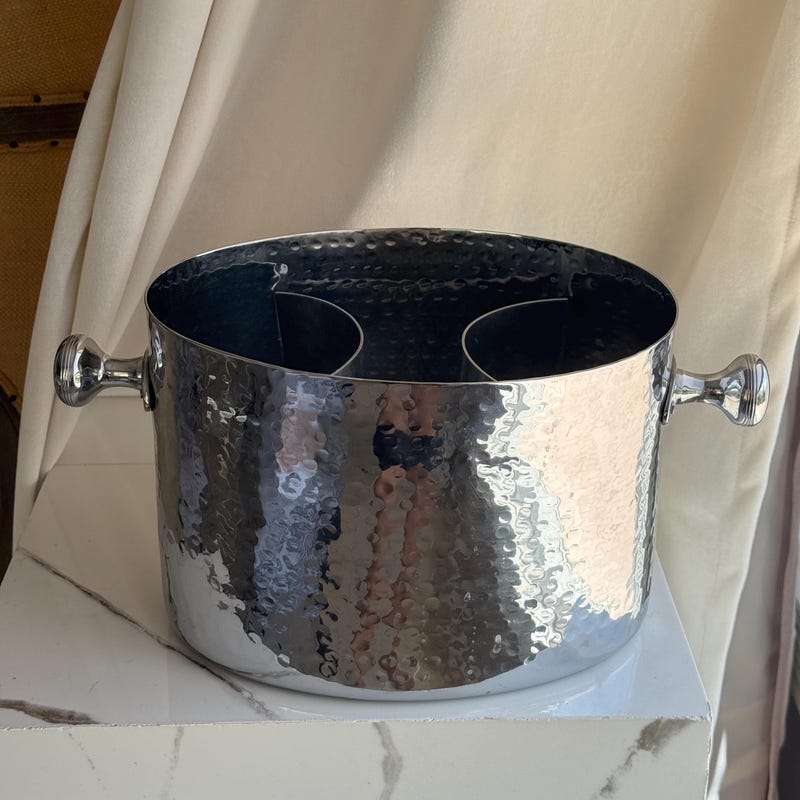 Chrome Champagne Bucket - Etsy