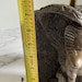 Vintage Griffin Sphinx Sculpture Gold and Black Table Lamp With Black ...